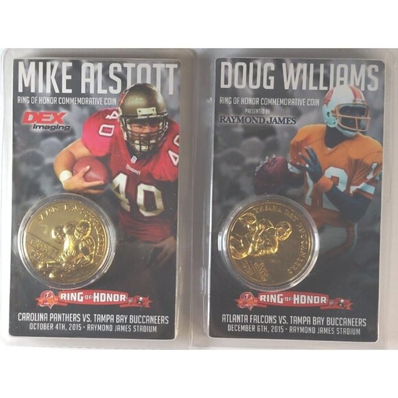 Toys | Buccaneers Mike Alstott Doug Williams 215 Ring Of Honor ...
